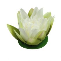 Floristik24.fi Keinotekoinen Lotus kukka kerma 13cm 4kpl-70849